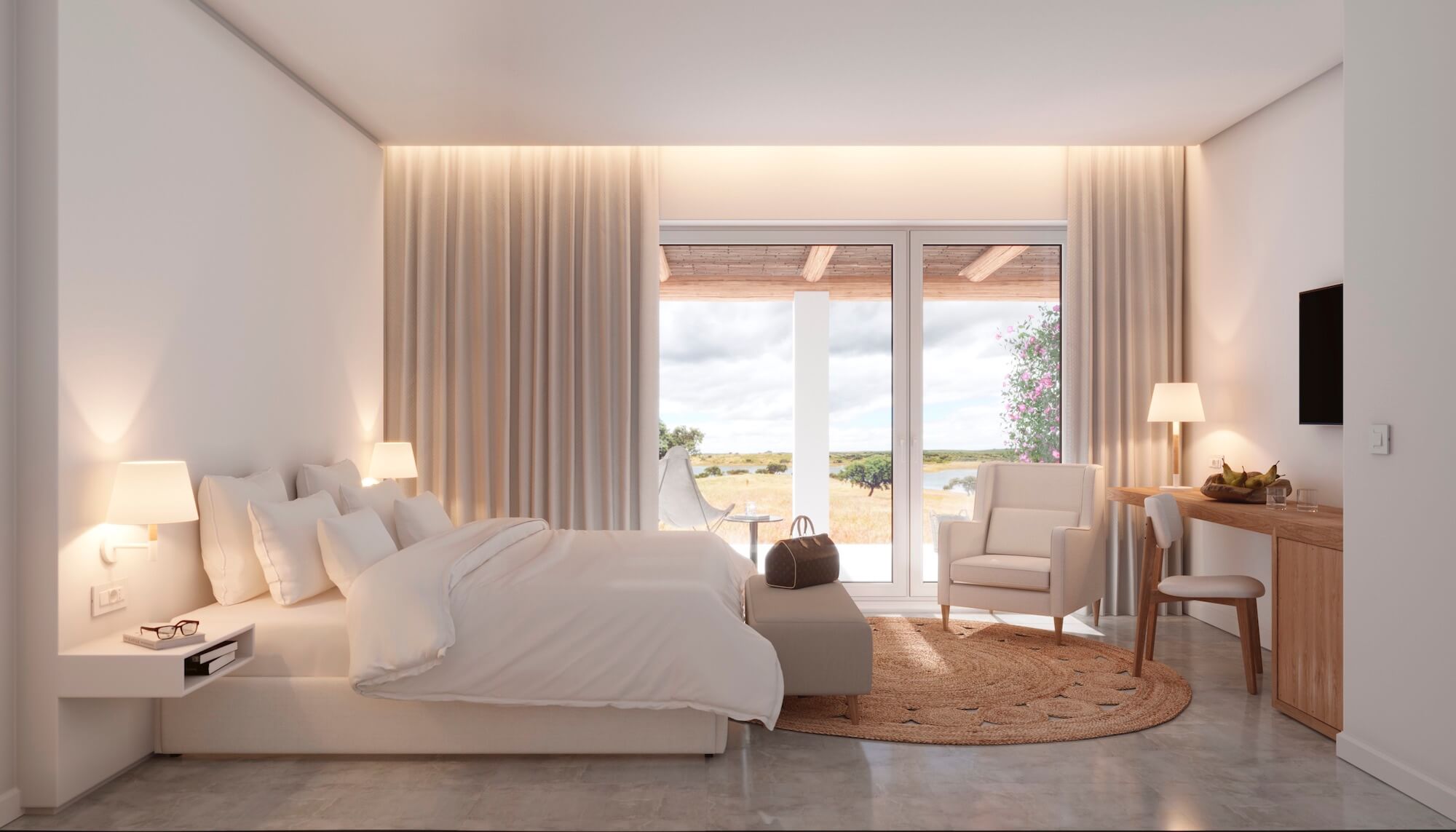 Projecto de Decoração / Hotel Rural / Barragem do Alqueva - Stockdesign